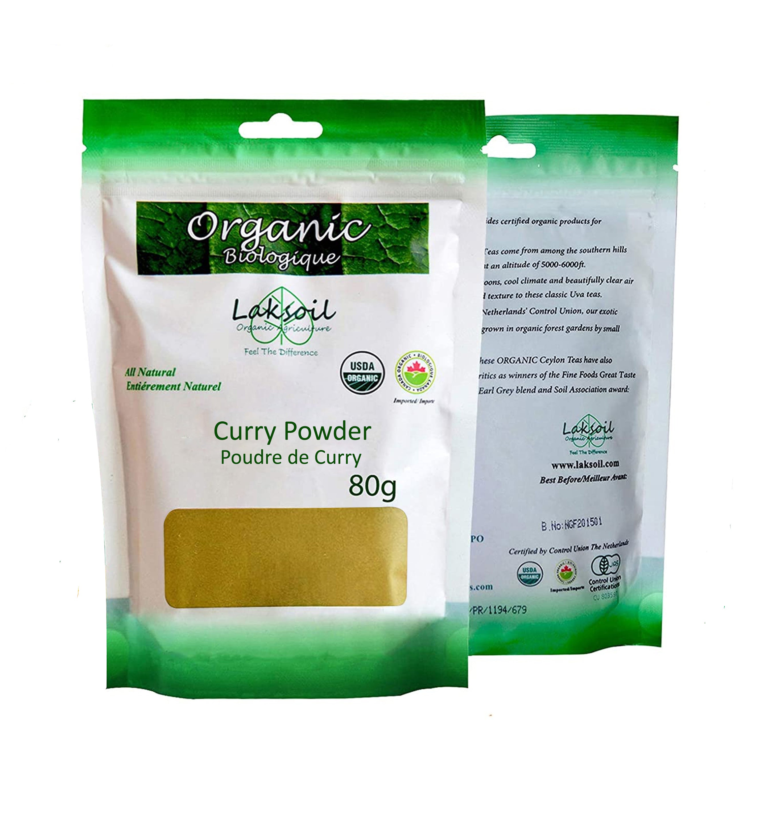 Certified ORGANIC Pure Ceylon Curry Powder – laksoiltraders